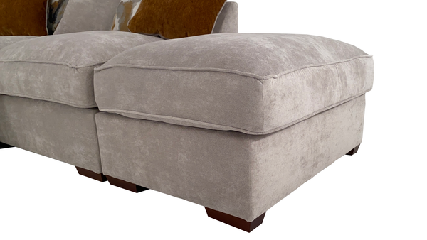 Foster Right Hand Facing Standard Back Chaise Corner Sofa | Fabb Furniture