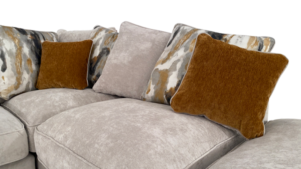 Foster Right Hand Facing Standard Back Chaise Corner Sofa | Fabb Furniture