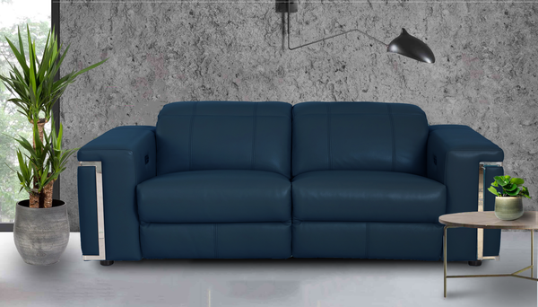 Cora Power Recliner Leather Chair With Power Headrests | Fabb Furniture